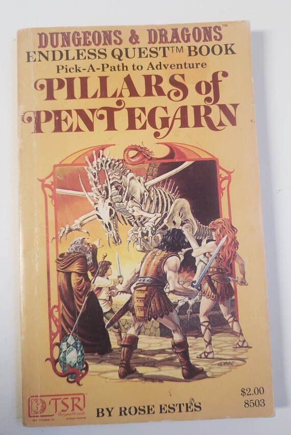 Dungeons & Dragons Pillars of Pentegarn Endless Quest Book - Etsy