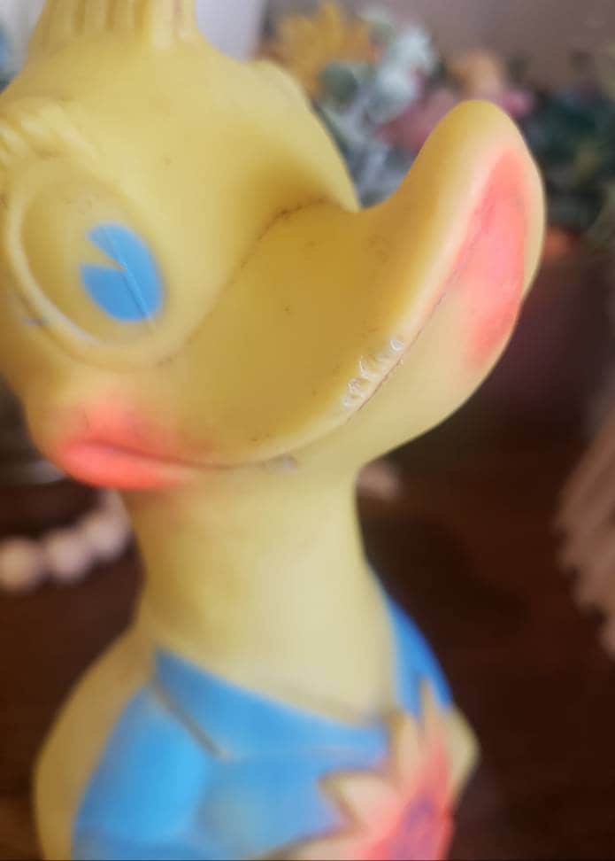 Rubber Duck Squeak Toy/vintage 1965 Baby World Spring Duck - Etsy