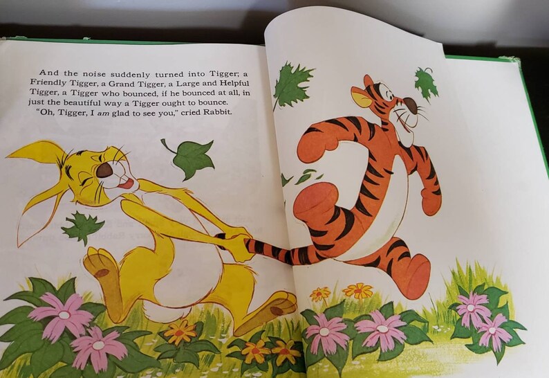 Winnie the Pooh the Unbouncing of Tigger/large Golden Book - Etsy