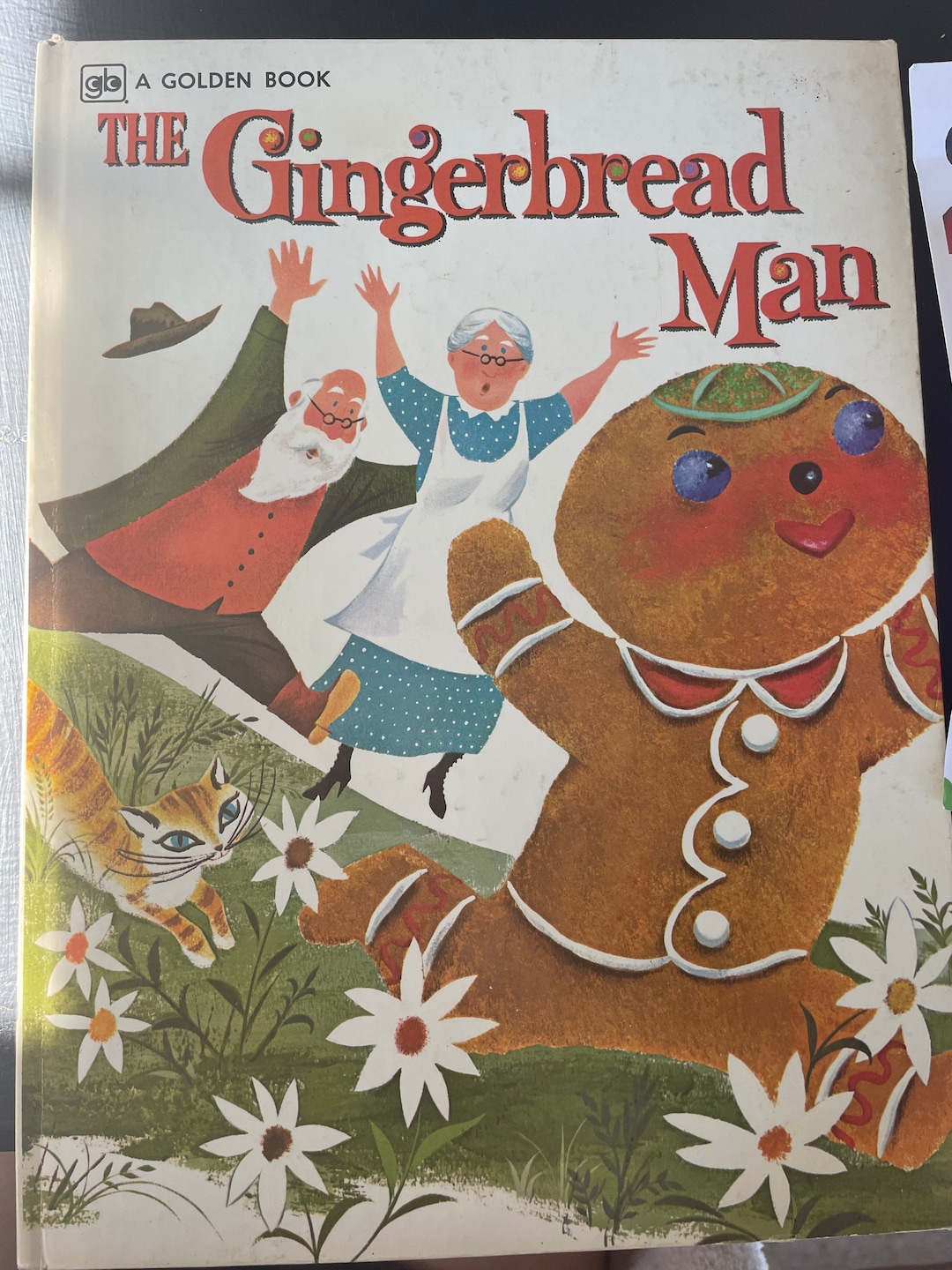 The Gingerbread Man Golden Book Storybook/ Nostalgic Gift/ Vintage 1976 ...
