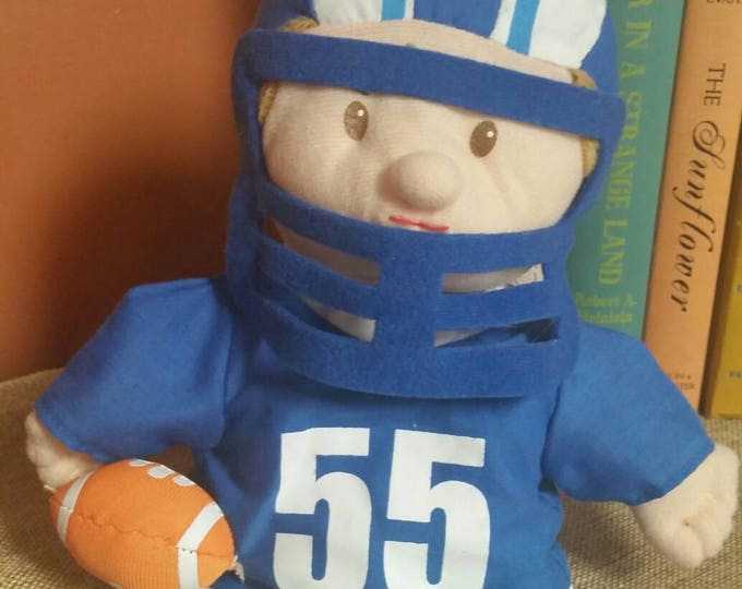 Football Player Hand Puppet by Lillian Vernon/soft Plush Hand Puppet ...