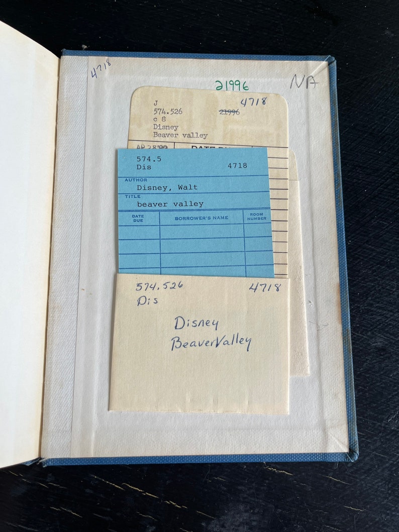 Walt Disney Beaver Valley A True-life Adventure/ Hardcover/ Vintage ...