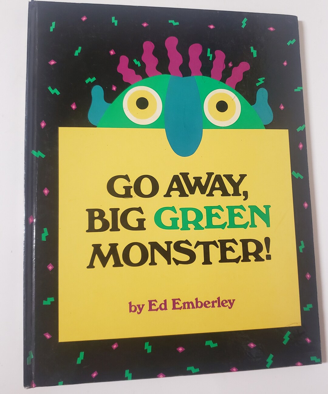 Go Away Big Green Monster by Ed Emberley/vintage 1992 Hardcover Book ...