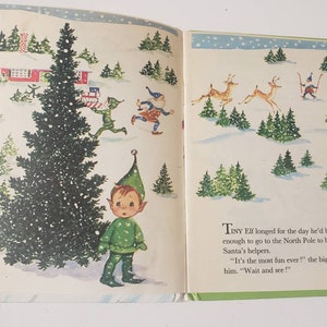 Santa's Runaway Elf by Jean Lewis/vintage 1988 Checkerboard Press ...