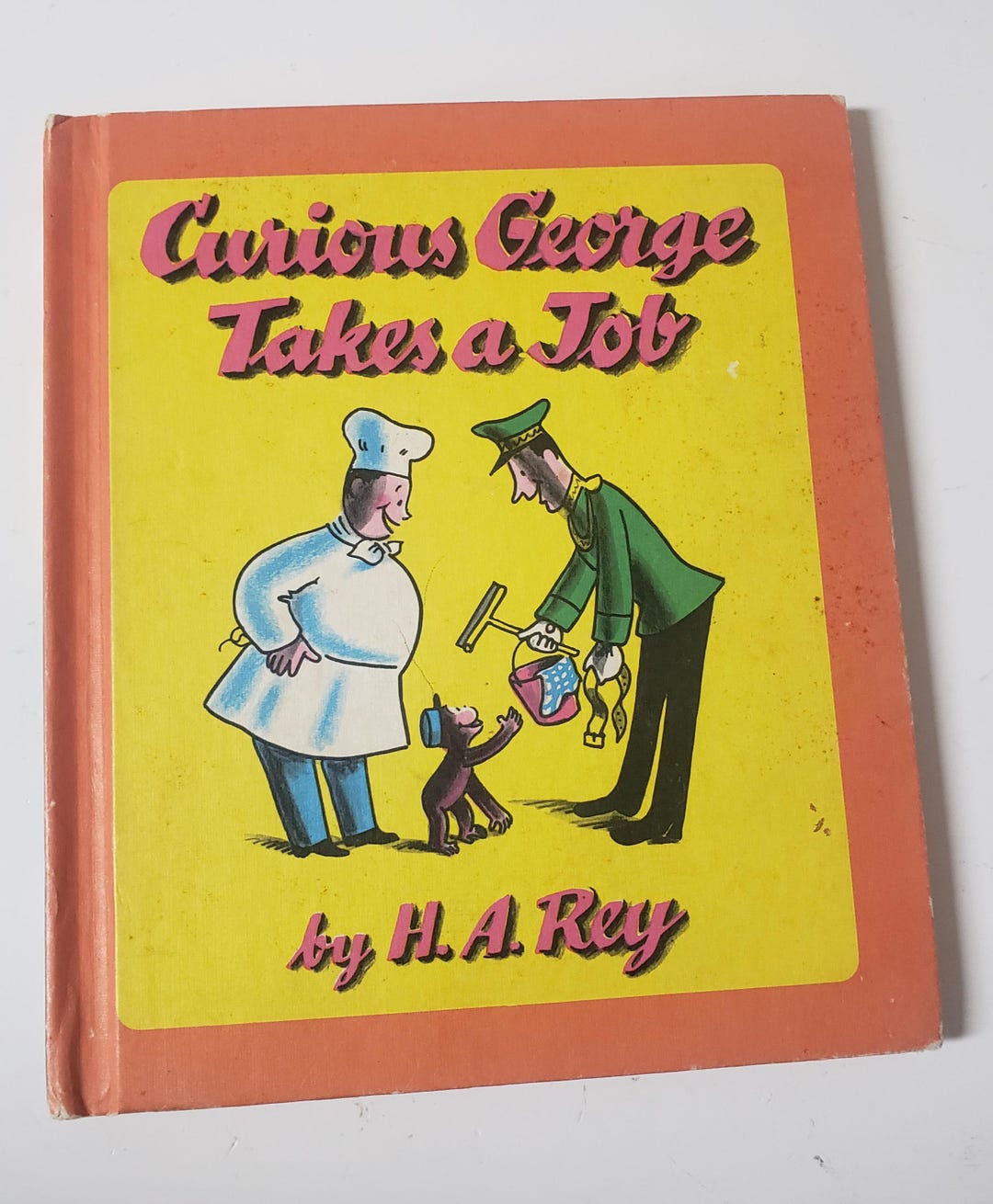 Curious George Takes a Job by H.A. Rey/vintage 1980s Scholastic Book ...