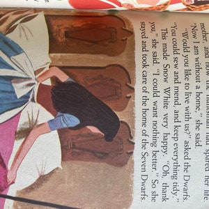Snow White and the Seven Dwarfs Vintage 1955 Wonder Books/ Children’s ...