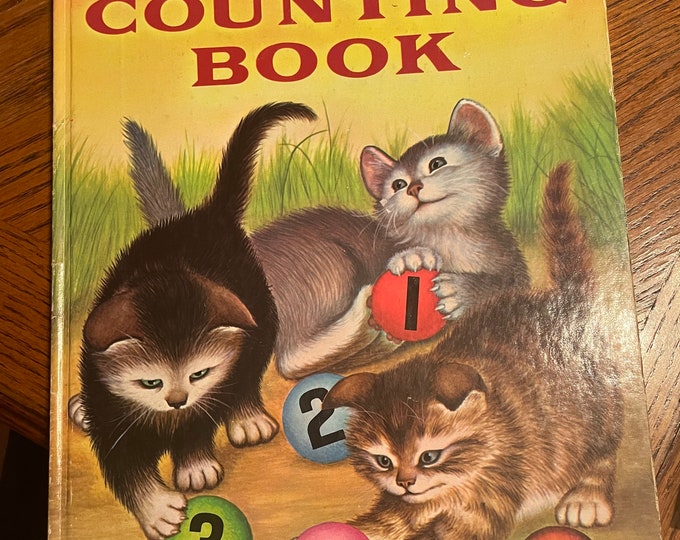 My Big Golden Counting Book Big Golden Book/ Nostalgic Gift/ Vintage ...
