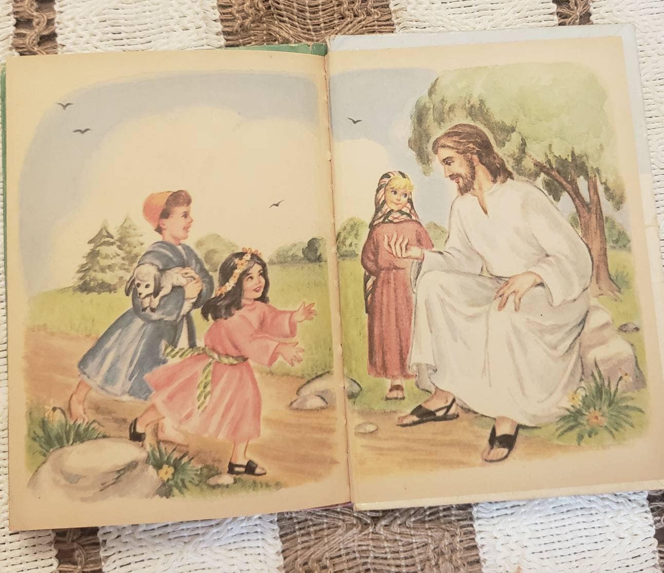 Jesus and the Children by Mary Alice Jones/vintage 1963 Rand - Etsy