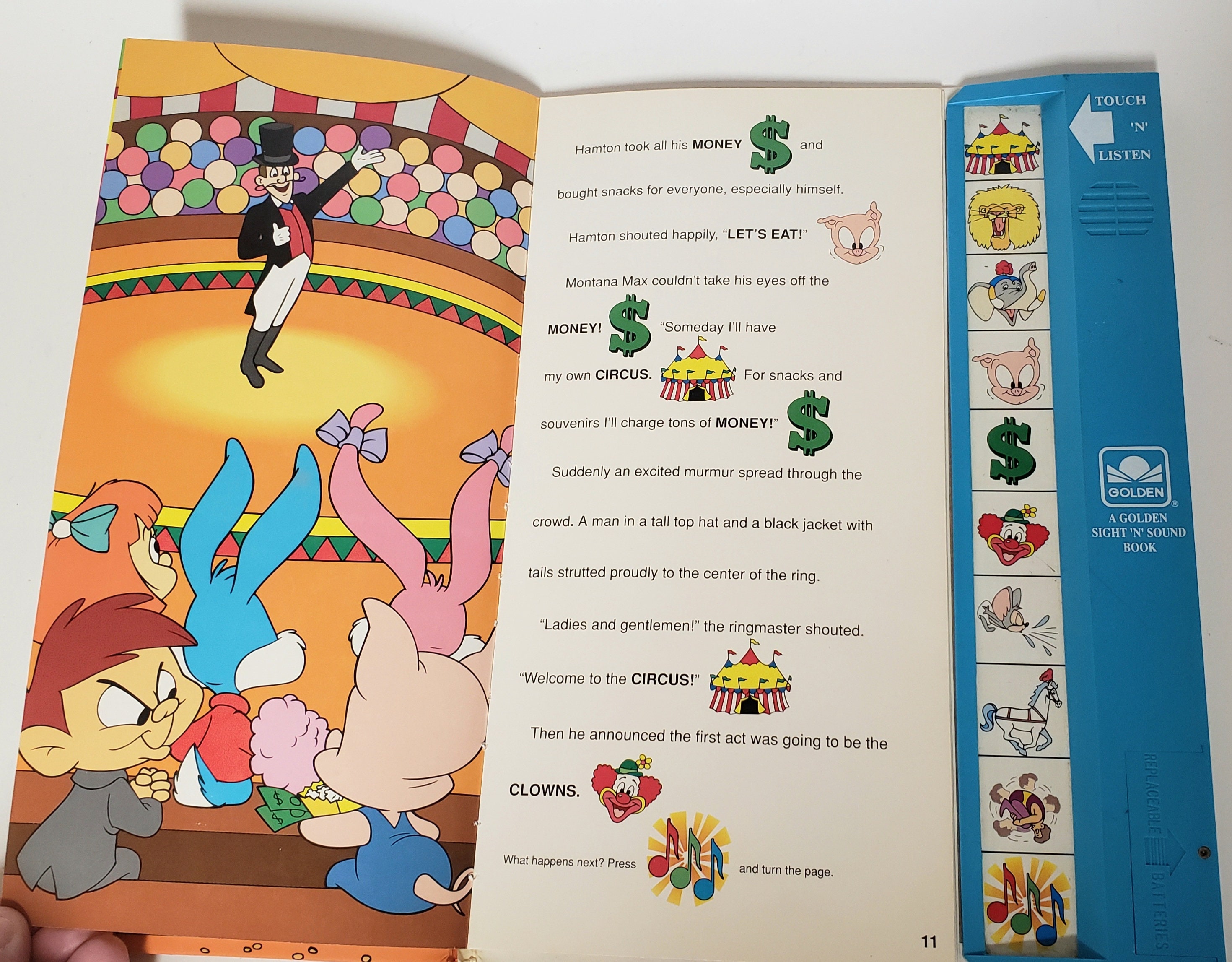 Tiny Toons Adventures the Circus Comes to Town Golden Sound - Etsy