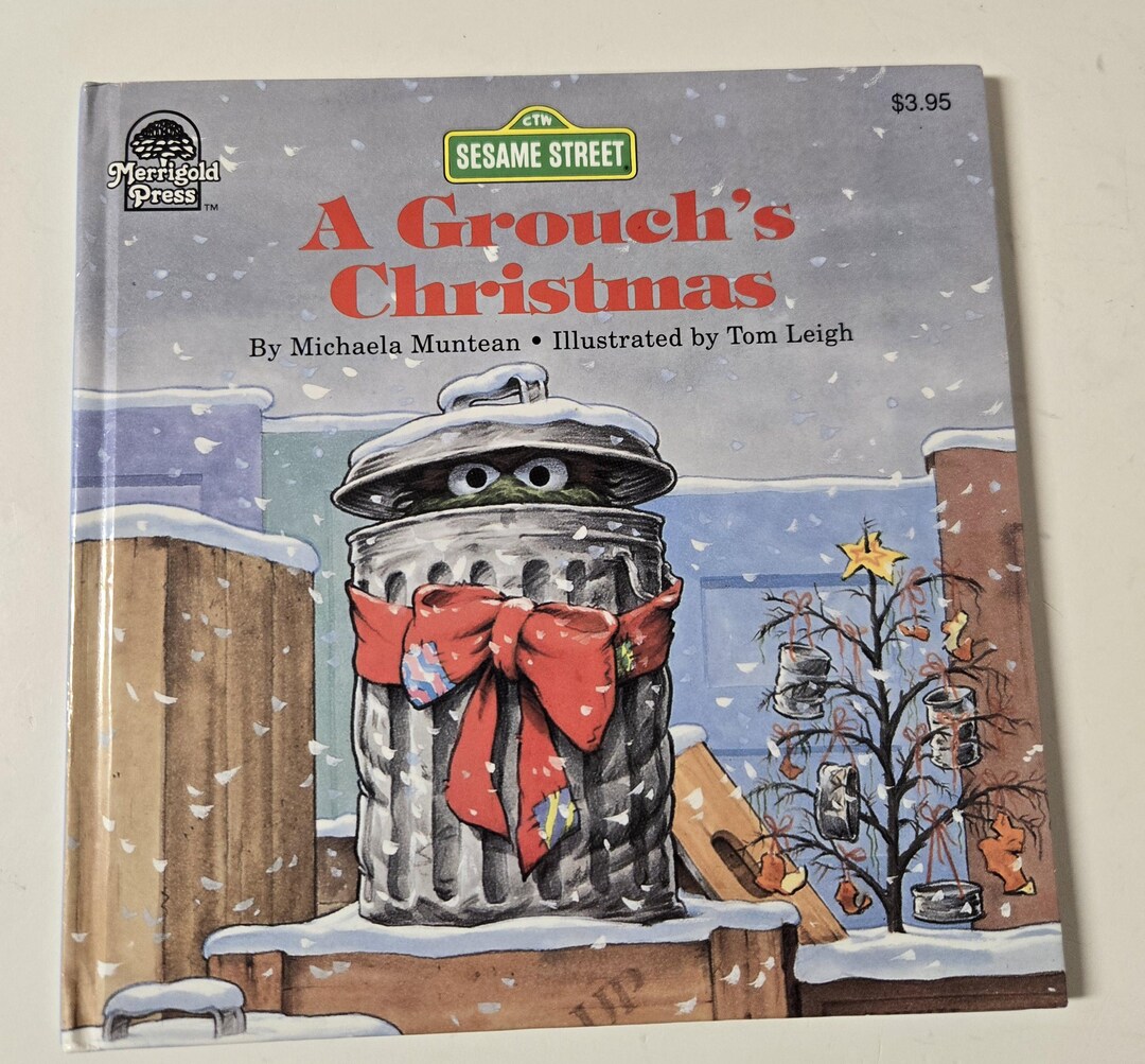 Sesame Street A Grouch's Christmas by Michaela Muntean/vintage 1990 ...