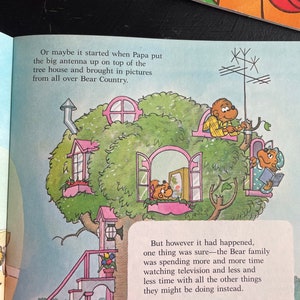 The Berenstain Bears and Too Much TV First Time Book/ Nostalgic Gift ...