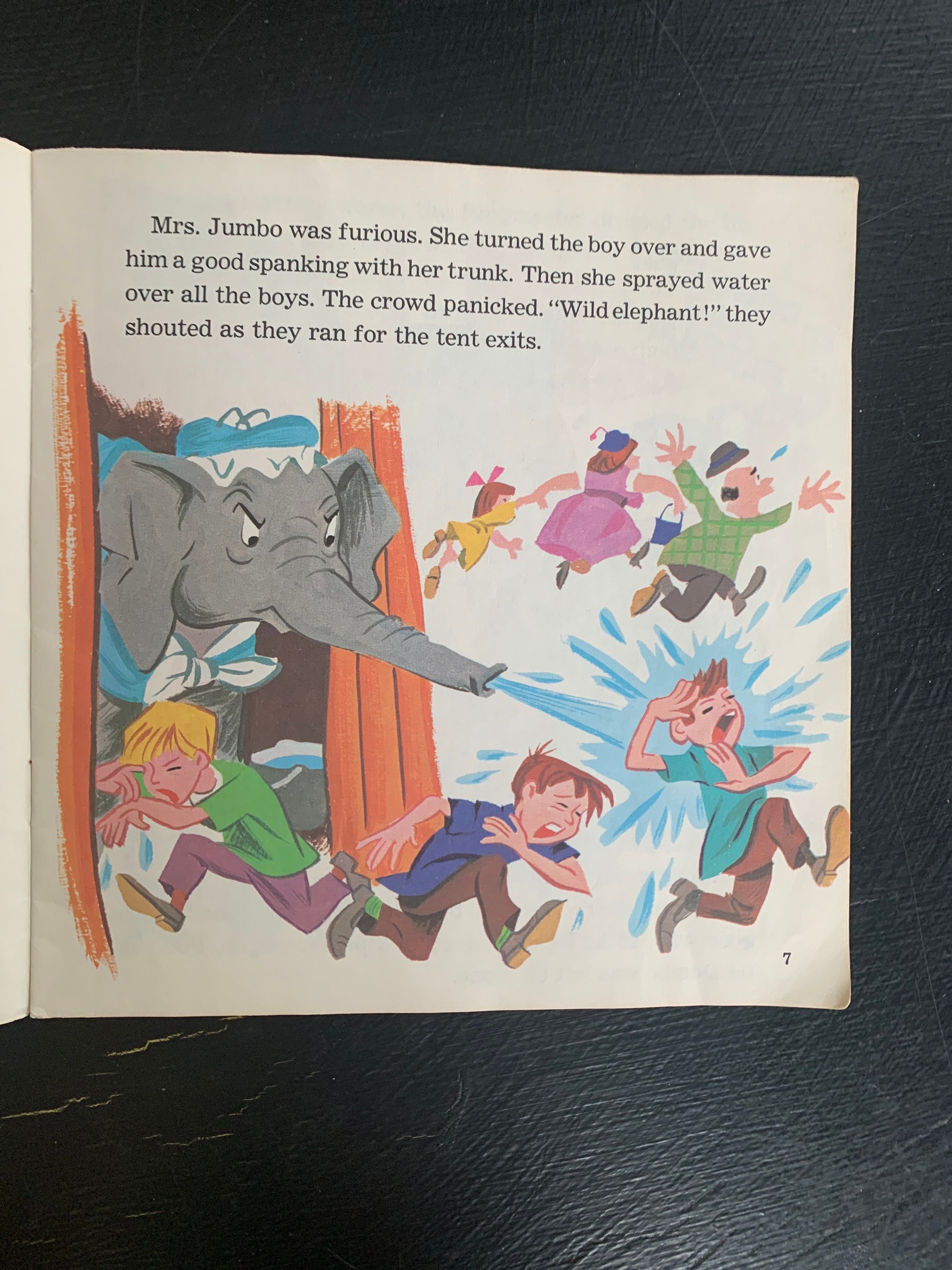 Walt Disney’s Story of Dumbo/ See, Hear, and Read Book/ Vintage 1978 ...