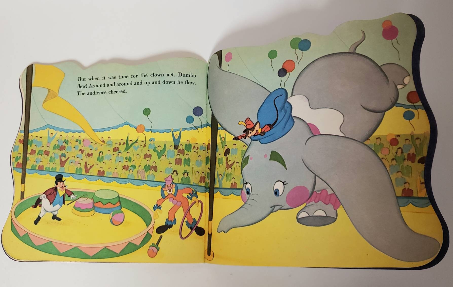 Walt Disney's Dumbo/vintage 1976 Golden Shape Book/dumbo the Flying ...