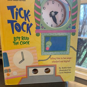 Tick-tock Lets Read the Clock Learning Ladders Board Book/ Nostalgic ...