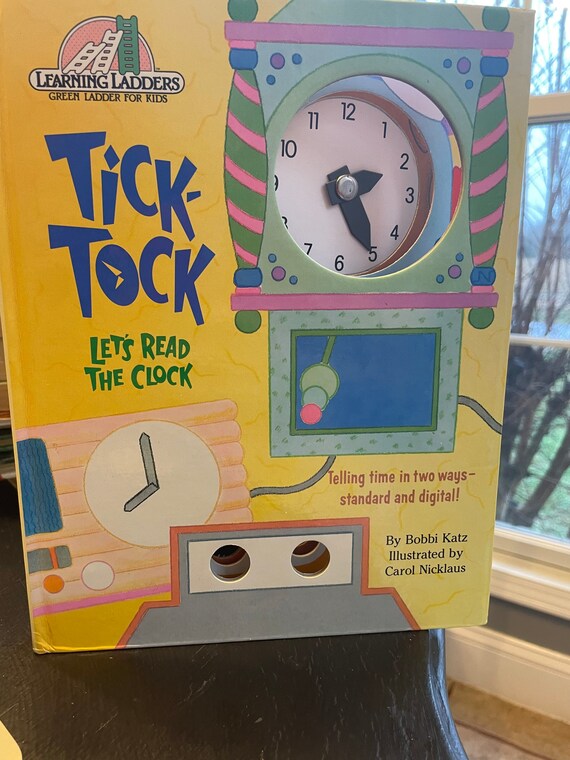 Tick-tock Lets Read the Clock Learning Ladders Board Book/ | Etsy