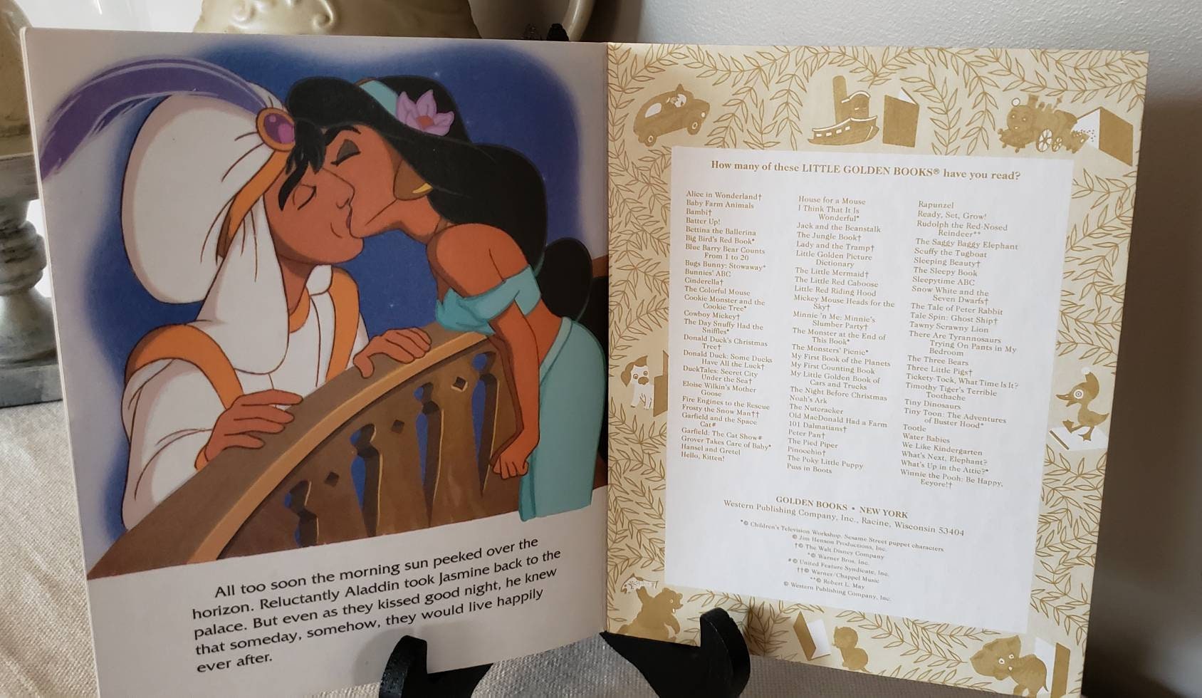 Aladdin "the Magic Carpet Ride"/1993 Little Golden Book/aladdin and ...