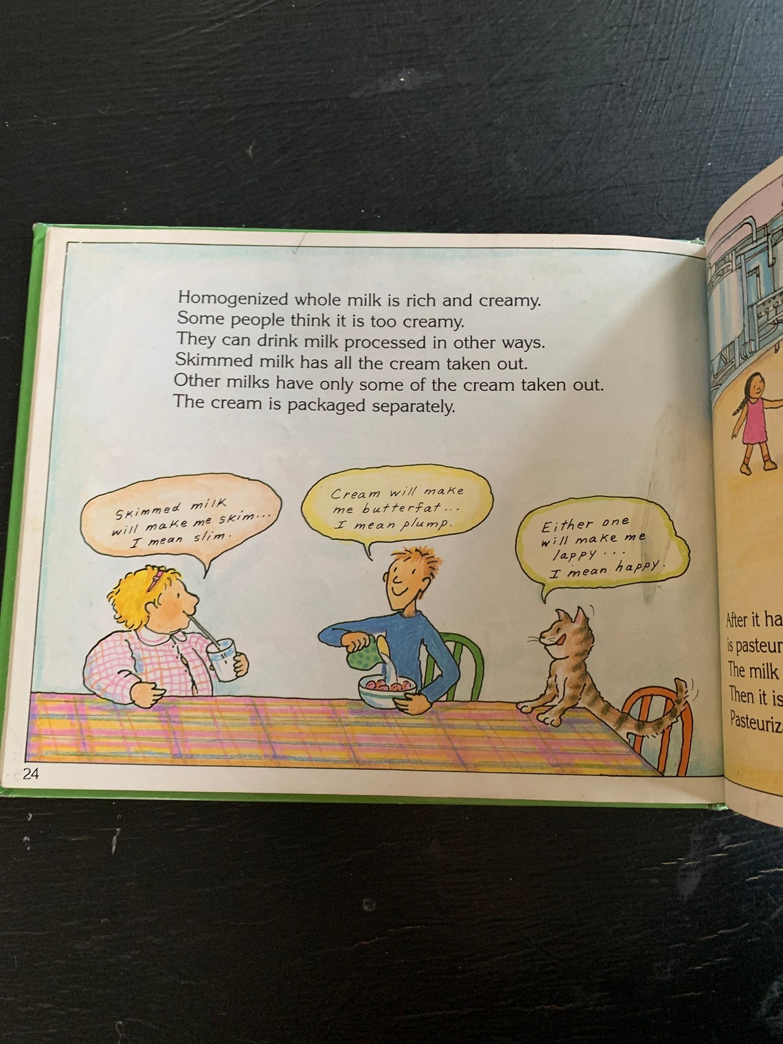 Milk From Cow to Carton by Aliki/ Perma Bound Ex Library Book/ - Etsy