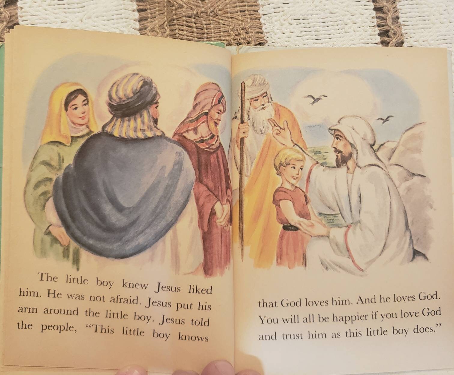 Jesus and the Children by Mary Alice Jones/vintage 1963 Rand - Etsy