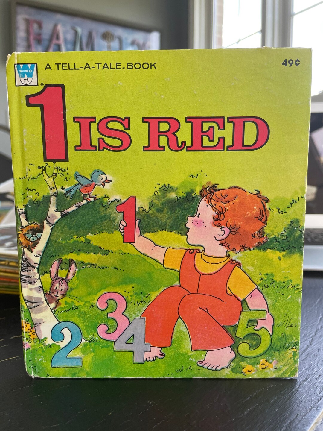 1 is Red Whitman Tell-a-tale Book / Vintage 1974/ Children’s Book ...