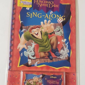 Disney's the Hunchback of Notre Dame Sing Along Book and Cassette Tape ...