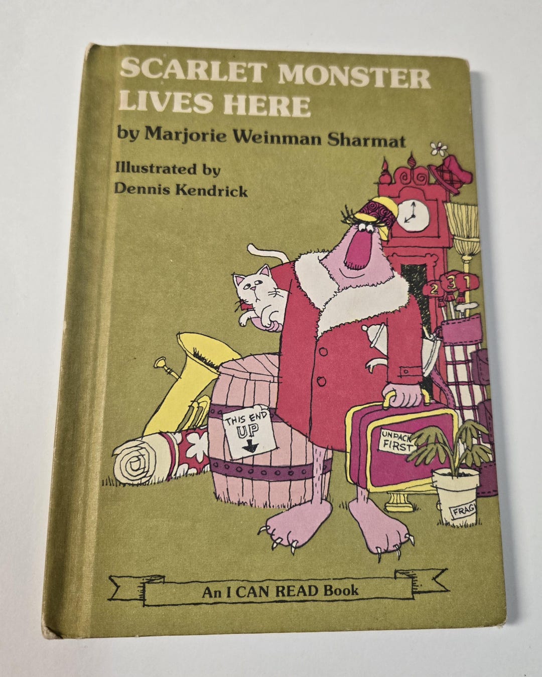 Scarlet Monster Lives Here by Marjorie Weinman Sharmat/vintage 1979 an ...