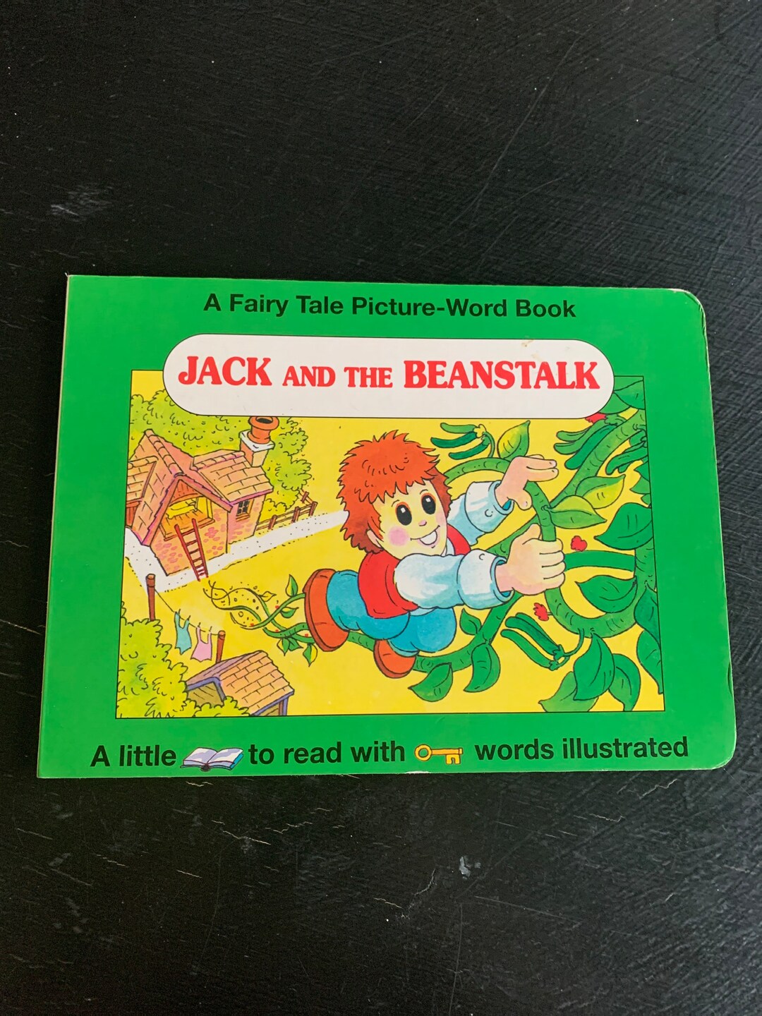 Jack and the Beanstalk/ Fairy Tale Picture-word Board Book/ Vintage ...