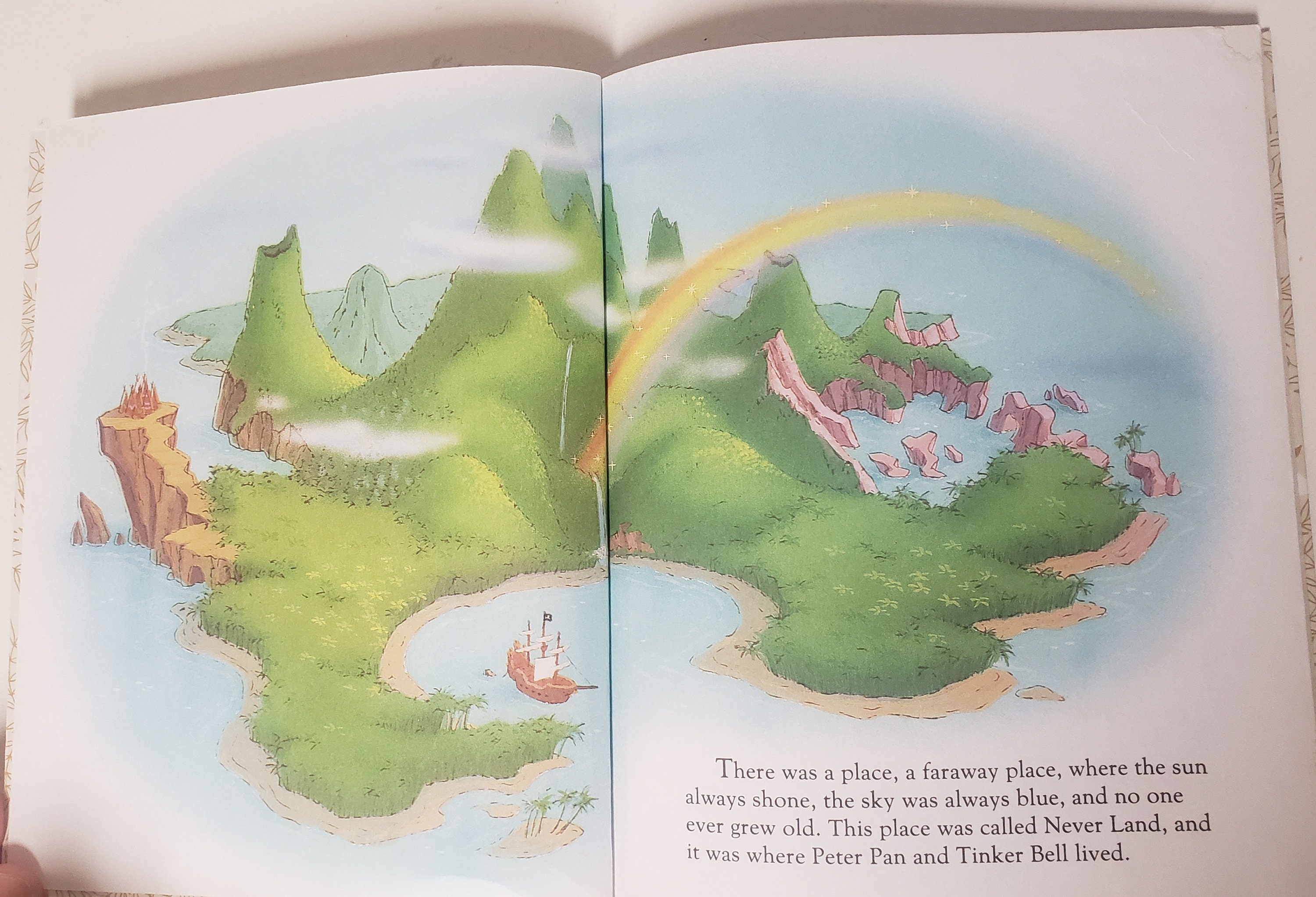 Walt Disney’s Peter Pan/vintage 1989 Little Golden Book Children’s Book ...