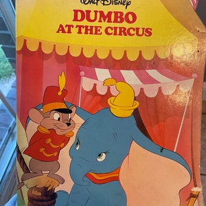Walt Disney’s Dumbo at the Circus Board Book/ Nostalgic Gift/ Vintage ...