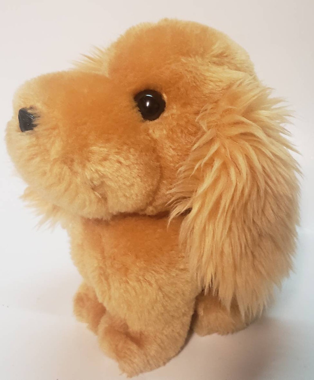 Cocker Spaniel Plush/vintage 1978 R. Dakin Golden Cocker Spaniel Plush ...