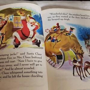 Walt Disney's Santa's Toy Shop/vintage 1979 Little Golden Book ...