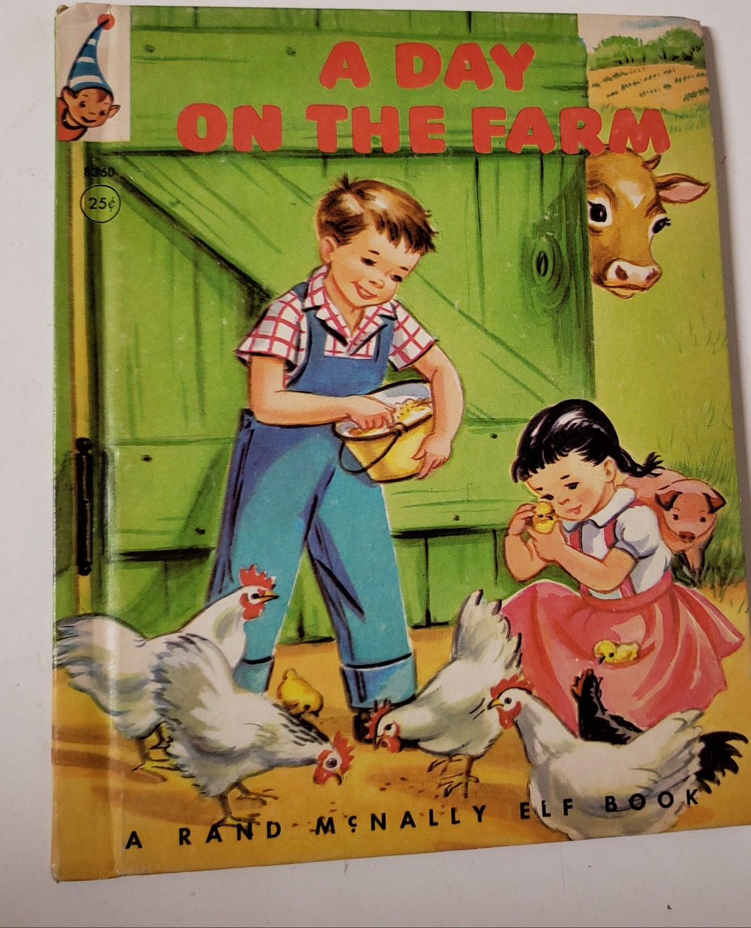 A Day on the Farm by Alf Evers/vintage 1948 Rand Mcnally Elf Book ...