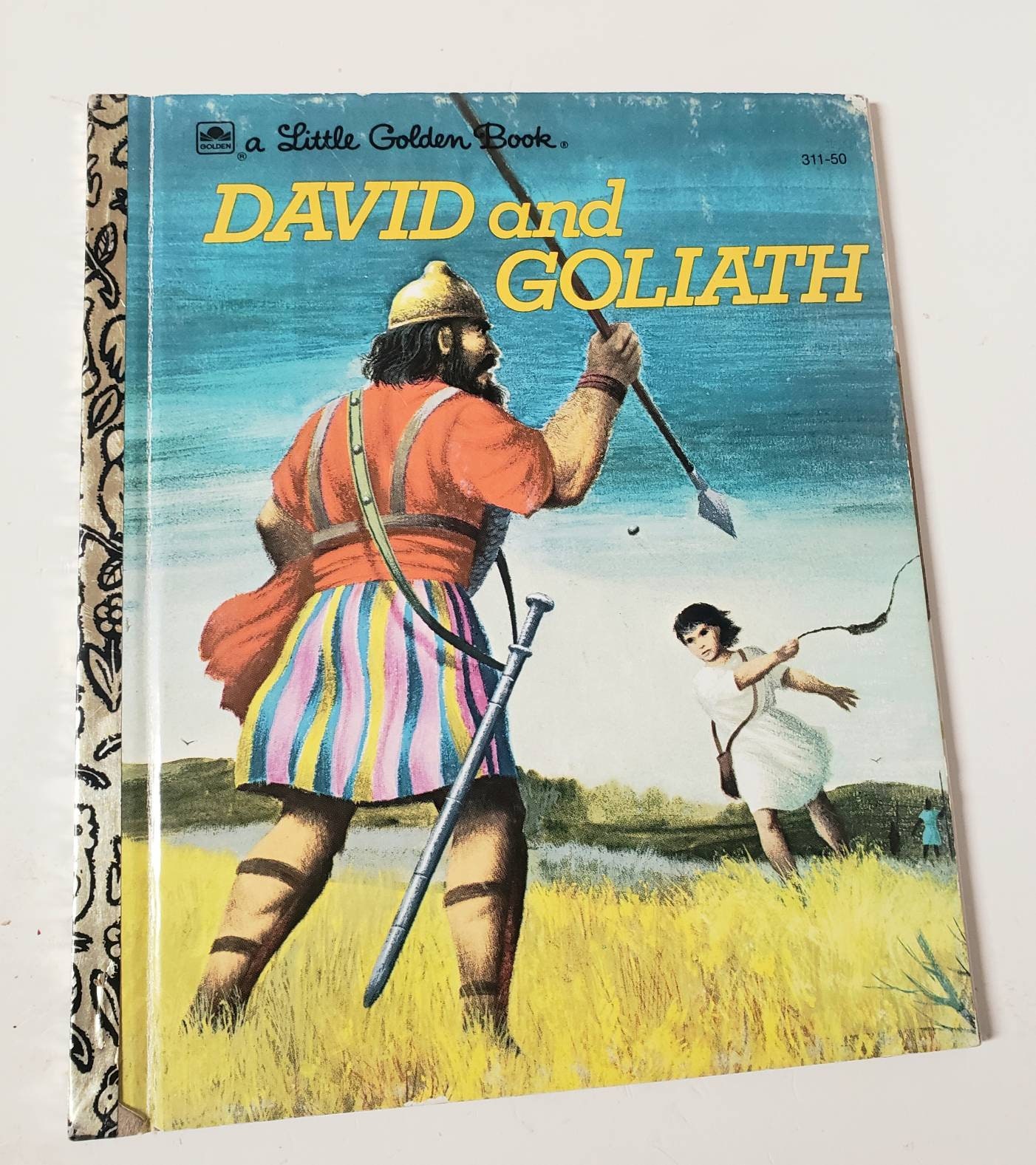 David and Goliath/vintage 1990s Little Golden Book/childrens - Etsy