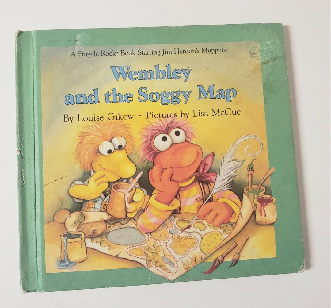 Fraggle Rock Wembly and the Soggy Map by Louise Gikow/vintage 1986 ...