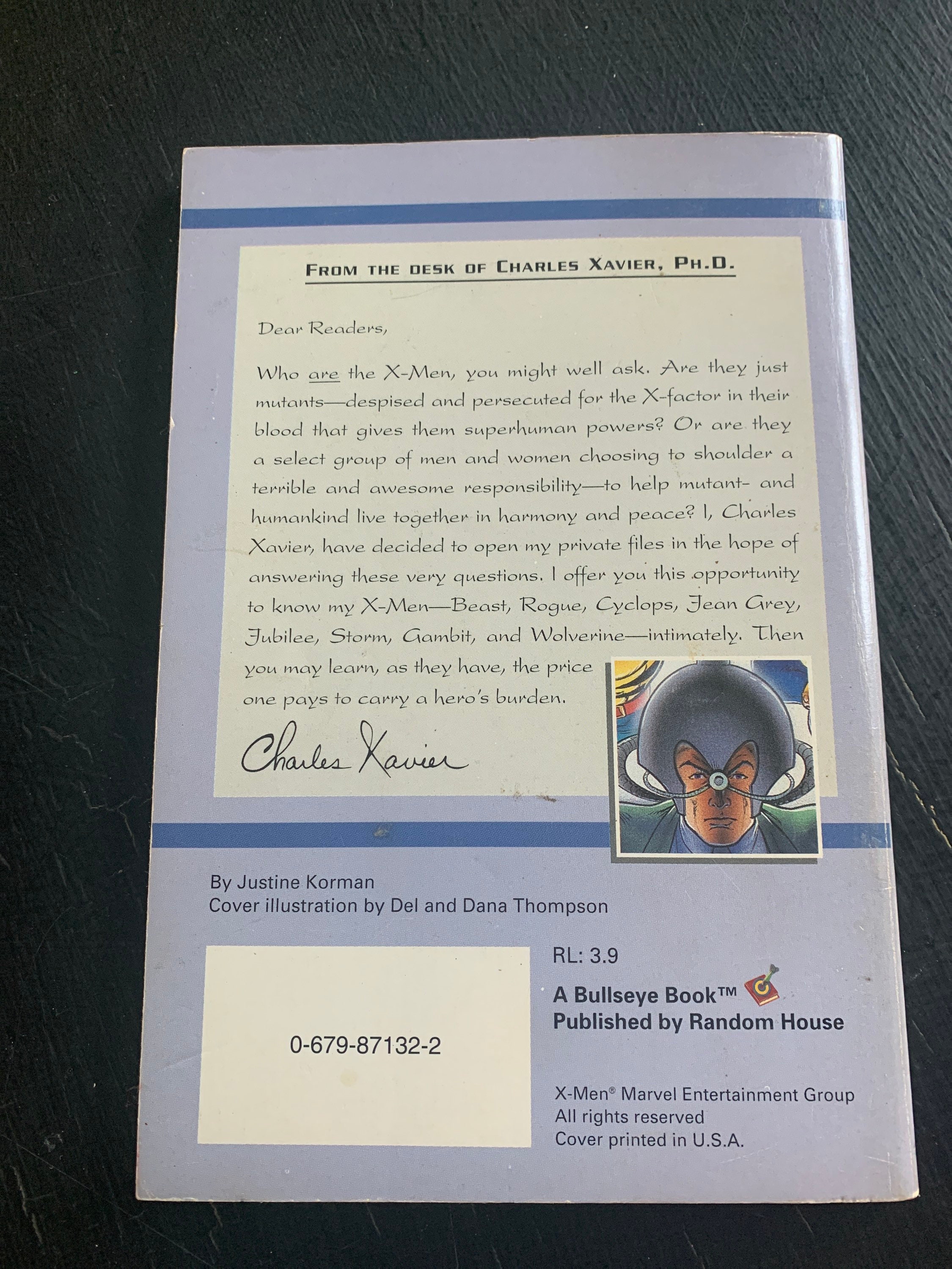 Marvel Comics X-men the Xavier Files/ Paperback Book/ Vintage - Etsy