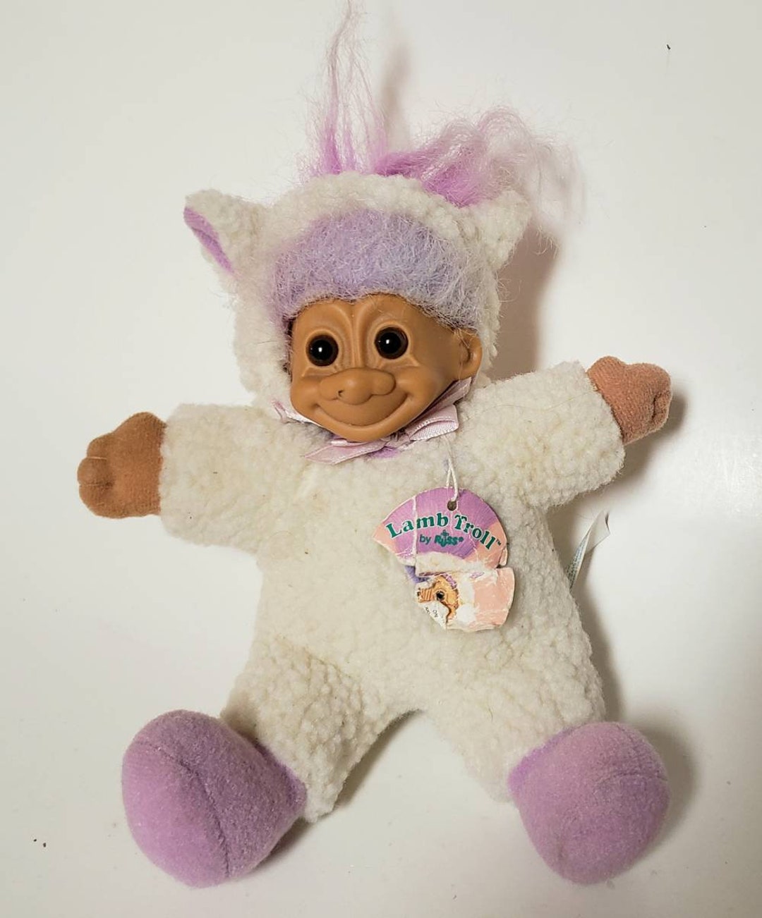 Troll in Lamb Costume Plush Doll/vintage 1990s Russ Plush Troll Doll ...