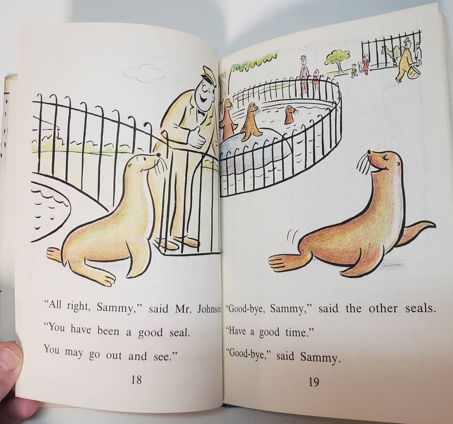 Sammy the Seal by Syd Hoff/vintage 1959 Harper & Row Hardcover - Etsy