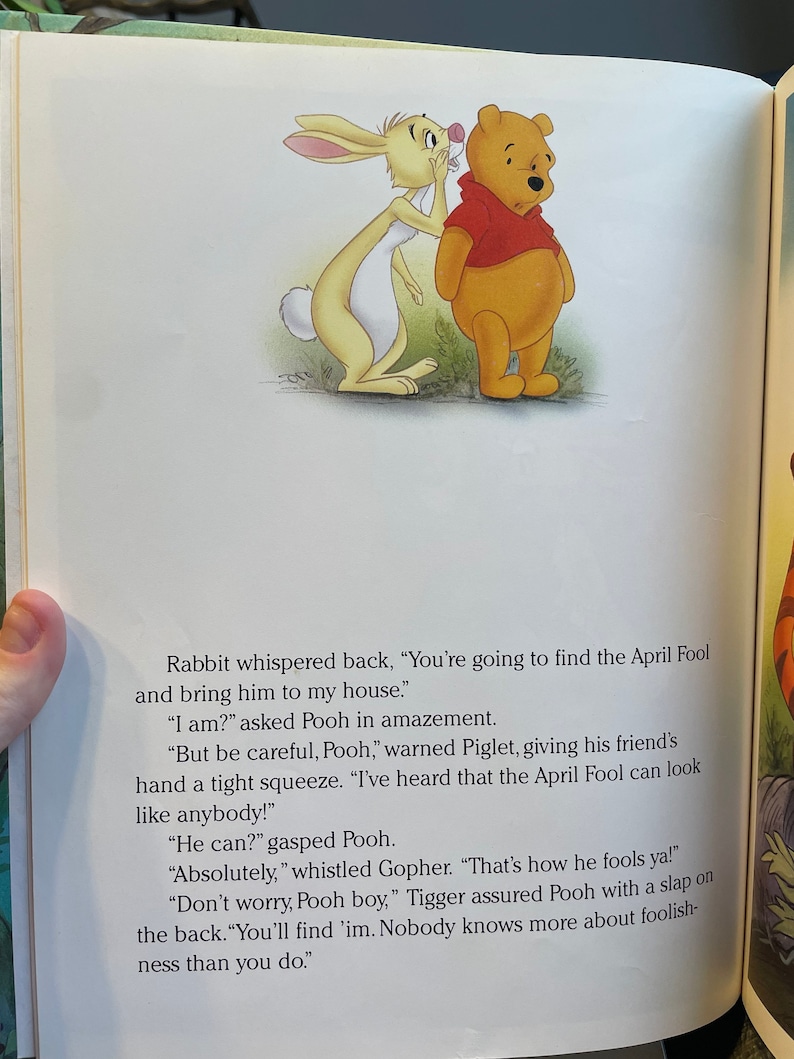 Disneys Winnie the Poohs Silly Day Hardcover Ex Library Book/ - Etsy