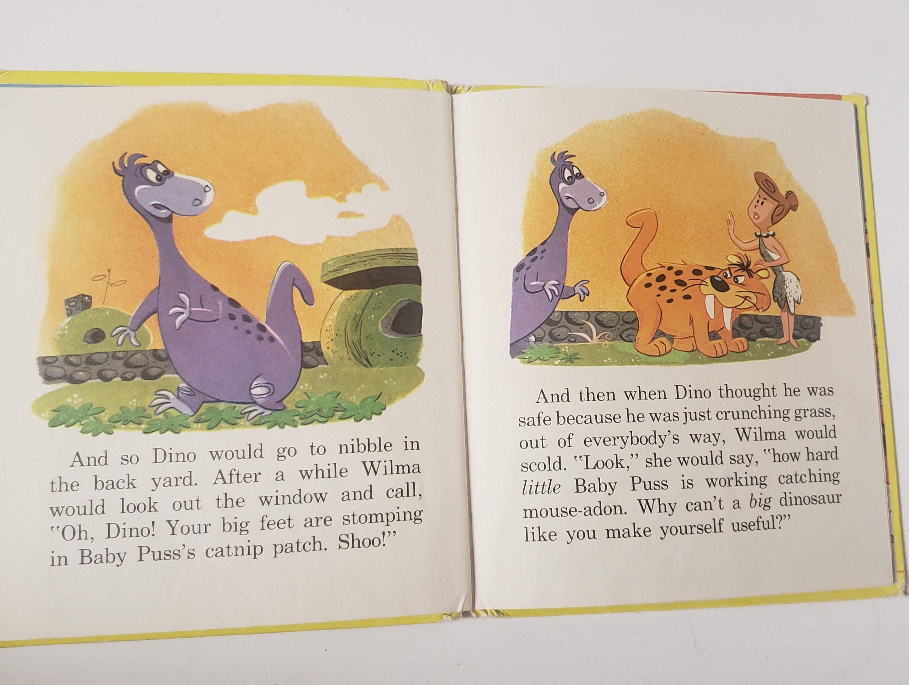 The Flintstones and Dino by Kay Rausch Patrinos/vintage 1961 Whitman ...