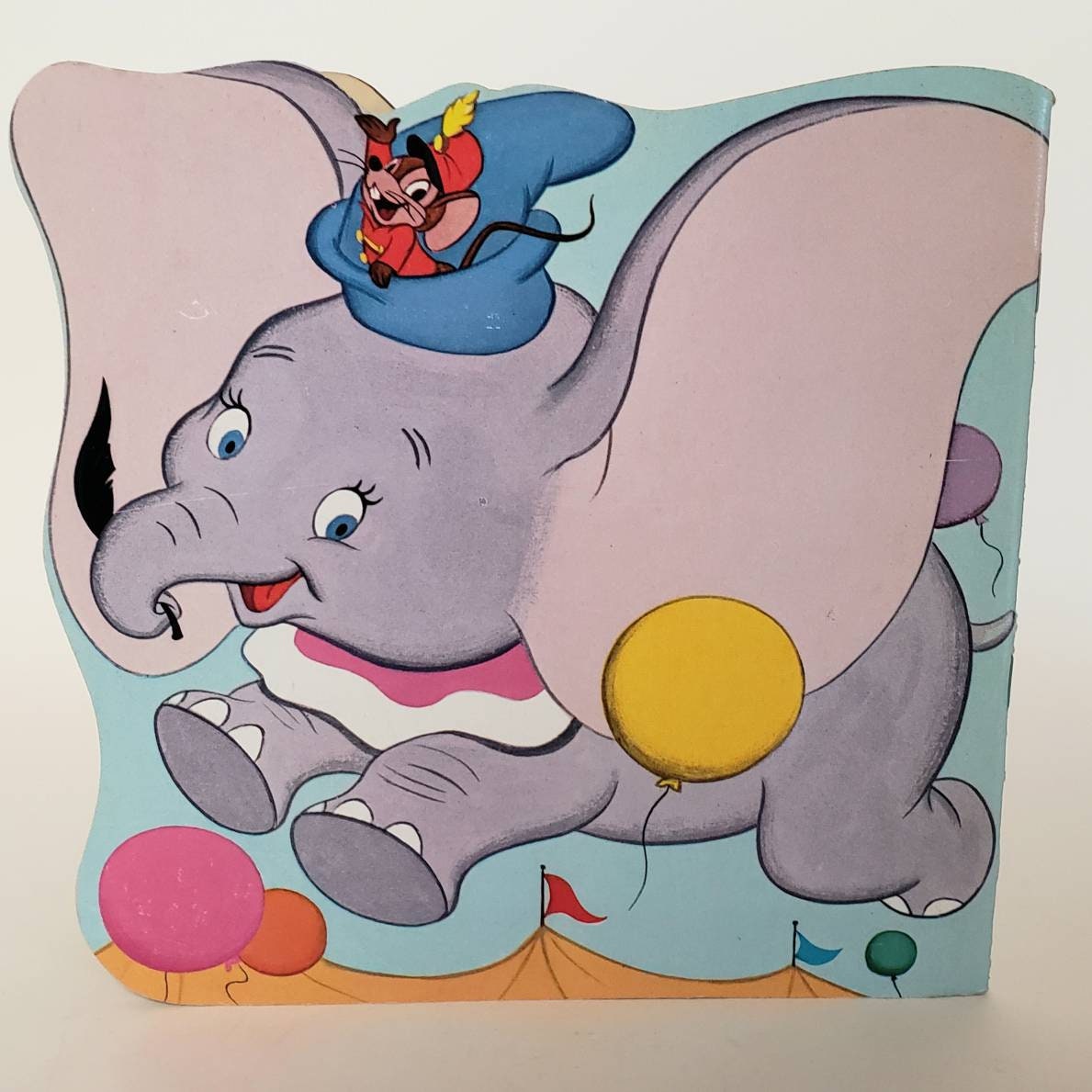 Walt Disney's Dumbo/vintage 1976 Golden Shape Book/dumbo the Flying ...