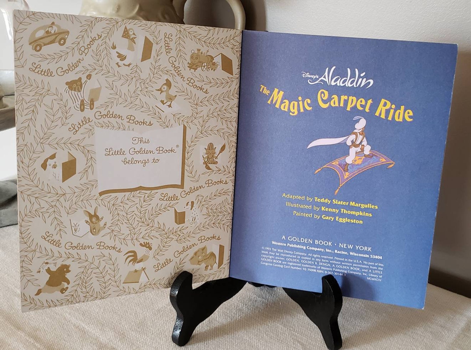 Aladdin "the Magic Carpet Ride"/1993 Little Golden Book/aladdin and ...