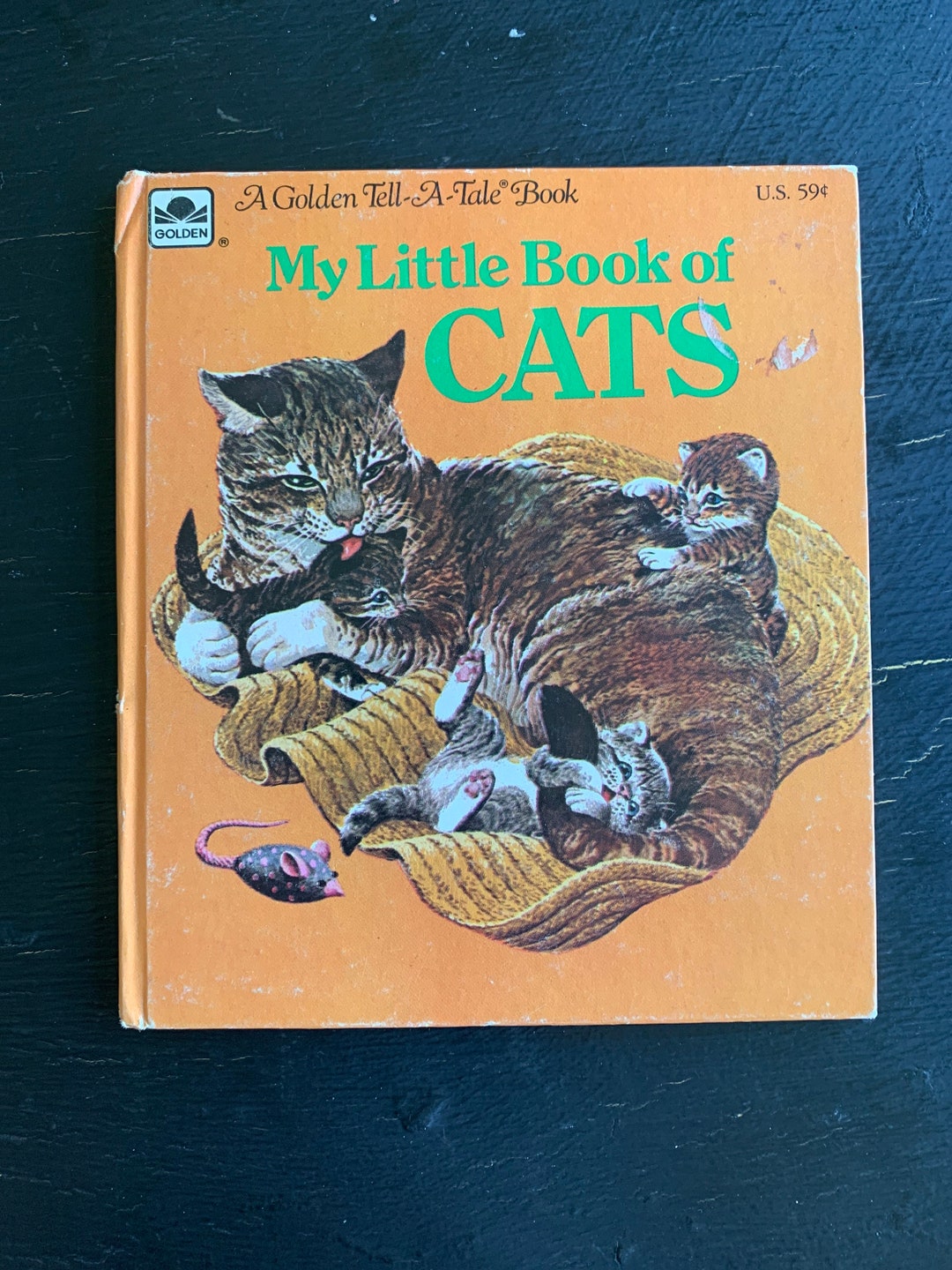 My Little Book of Cats/ Vintage 1976 Golden Tell A Tale Book/ Children ...