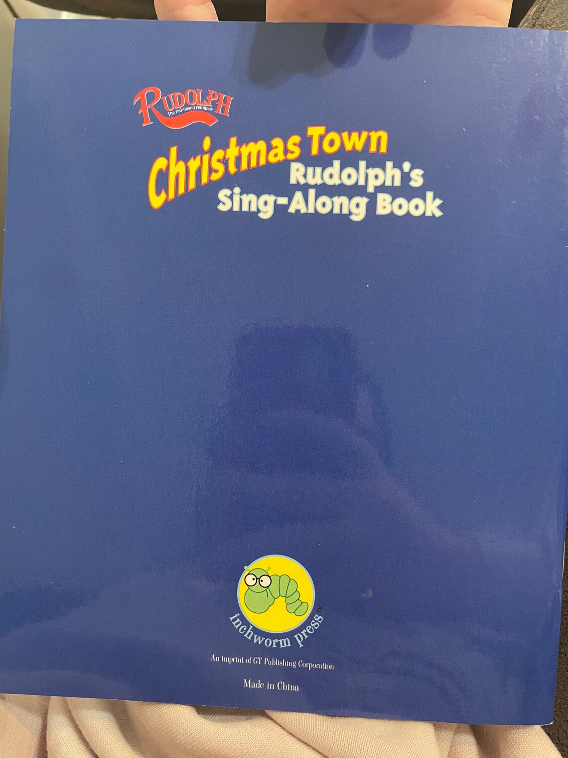 Christmas Town Rudolphs Sing-along Book Inchworm Press - Etsy