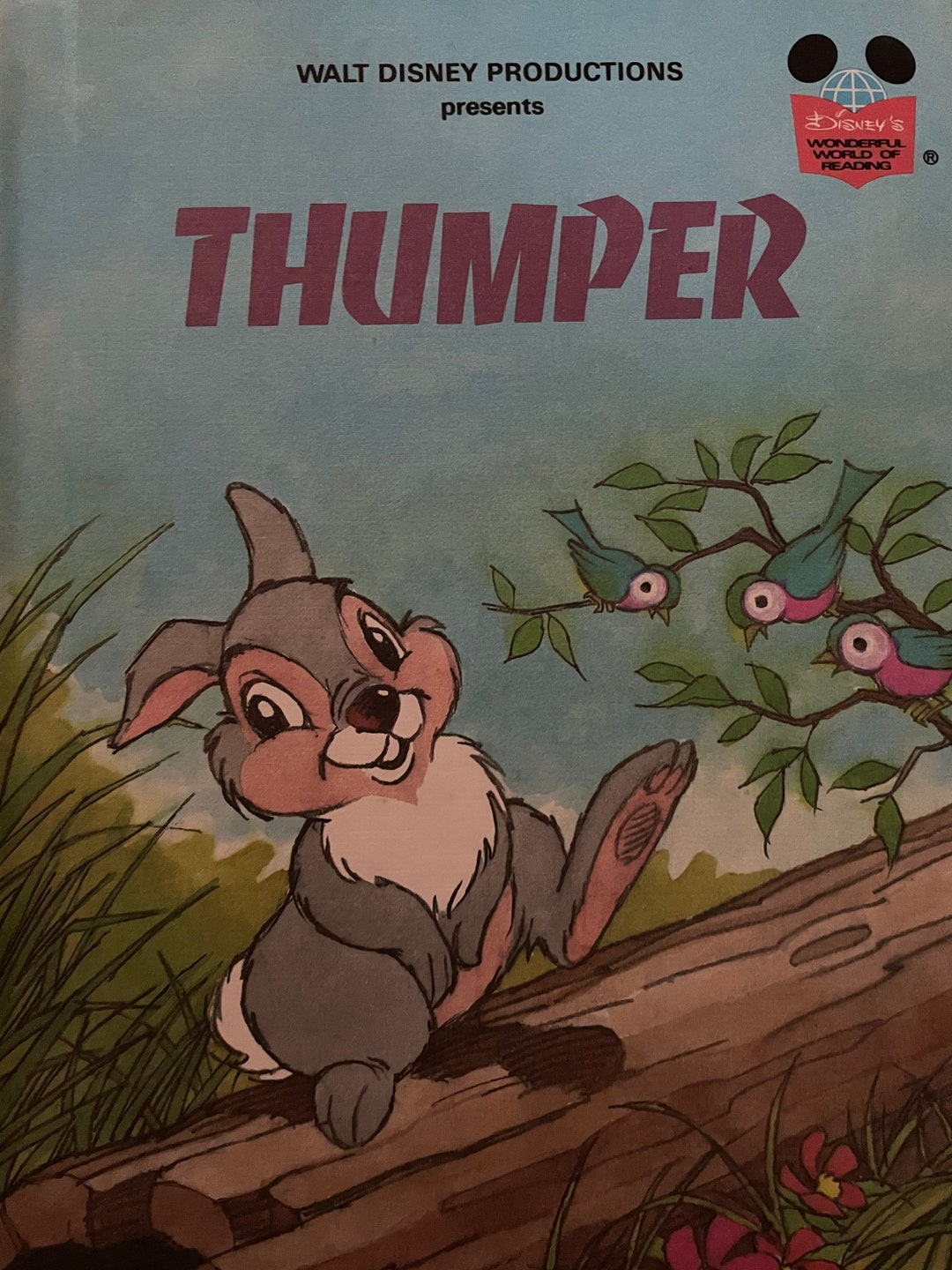 Walt Disneys Thumper/vintage 1982 Disneys Wonderful World of Reading ...