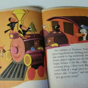 The Terrytoon Space Train/vintage 1958 Wonder Bookd/nursery/baby Shower ...