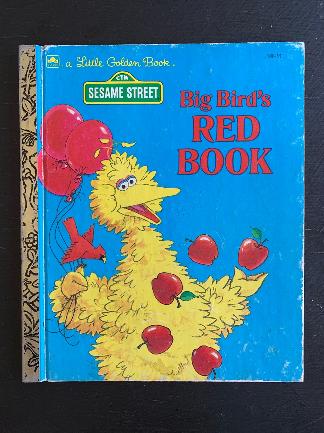Sesame Street Big Bird’s Red Book/ Vintage 1990 Little Golden Book ...
