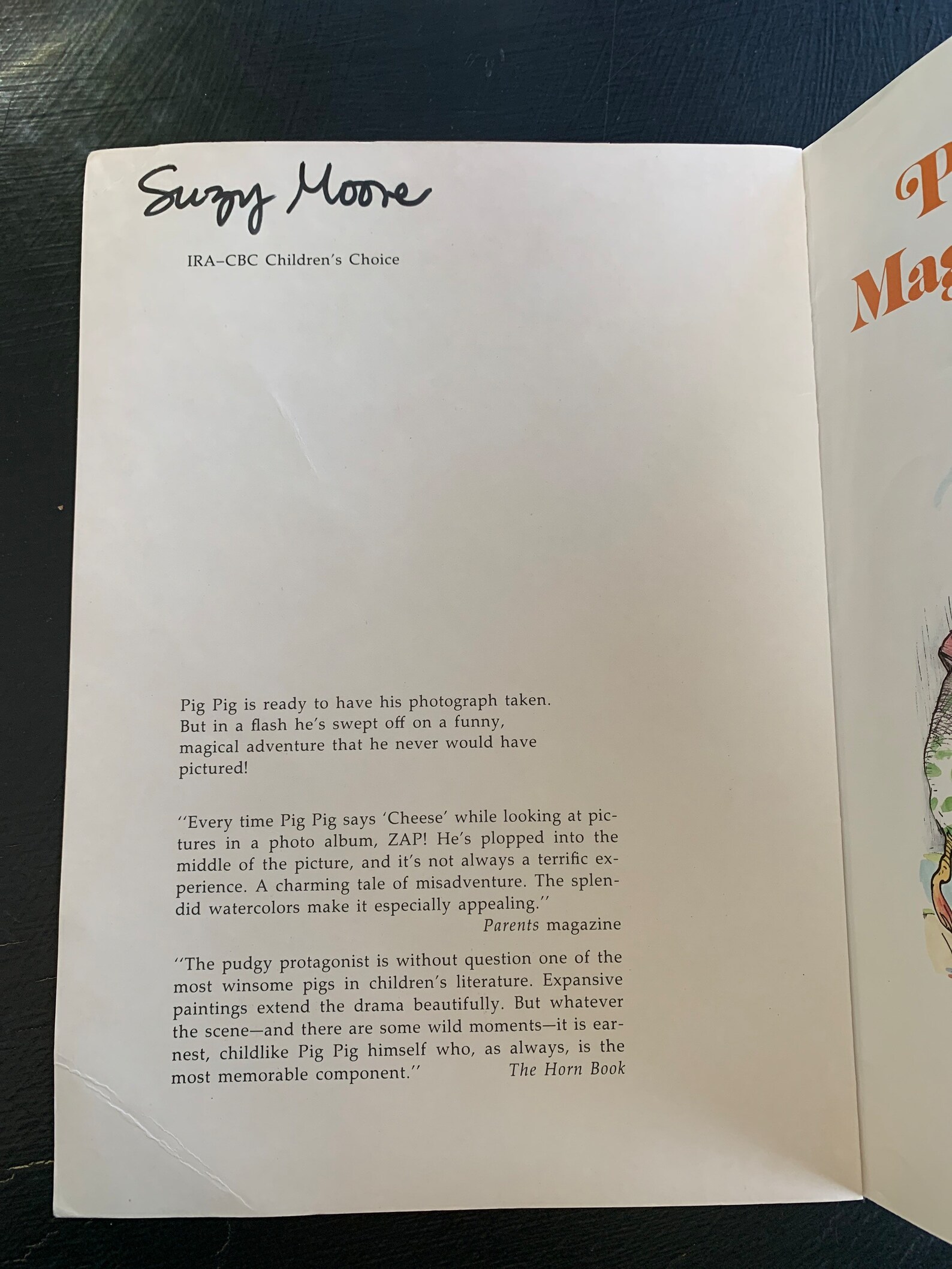 Pig Pig and the Magic Photo Album by David Mcphail/ Unicorn Paperback ...