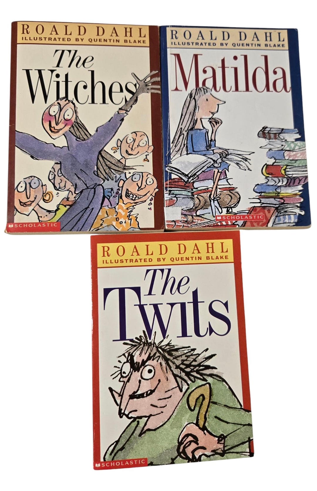 Roald Dahl Book Lot of 3/vintage 1997 Scholastic Paperbacks/ Children’s ...