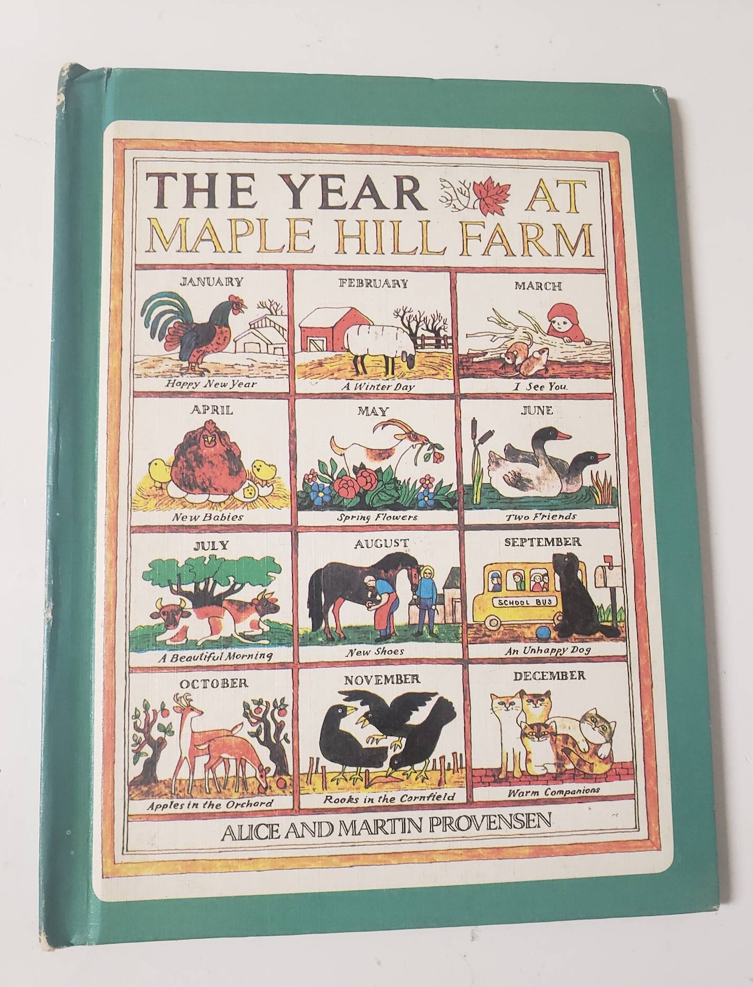 The Year at Maple Hill Farm by Alice and Martin Provensen Hardcover ...