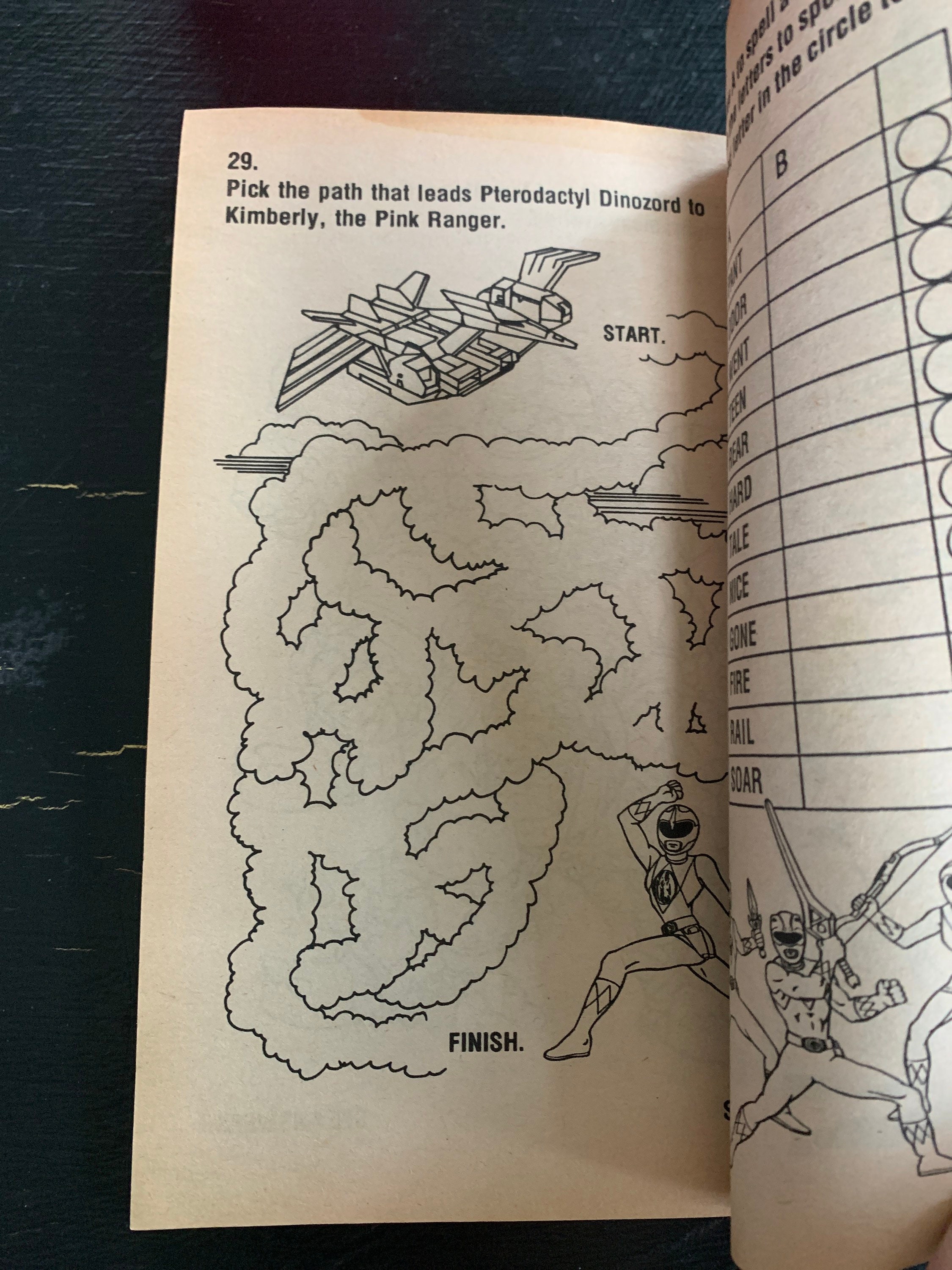 Might Morphin Power Rangers Puzzles and Mazes/ Power Rangers - Etsy