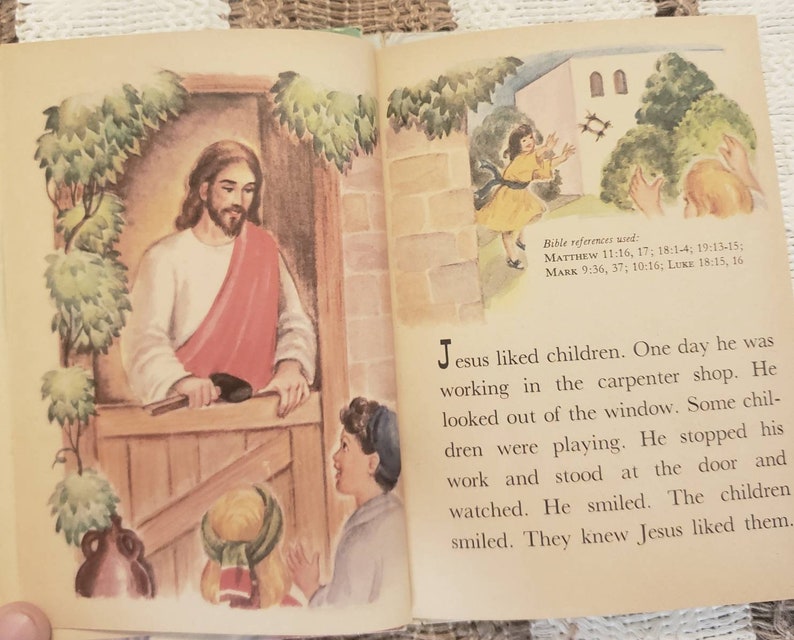 Jesus and the Children by Mary Alice Jones/vintage 1963 Rand - Etsy
